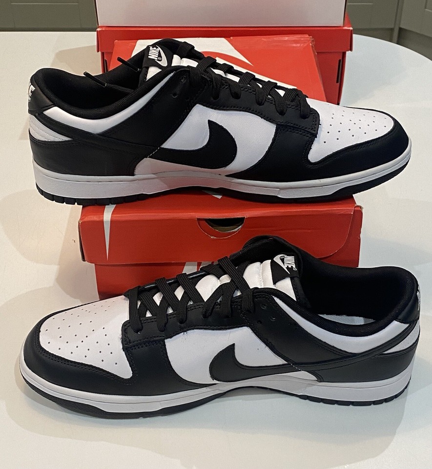 Nike Dunk Low Retro ‘Panda’ Size UK 8 - DD1391-100 | eBay UK
