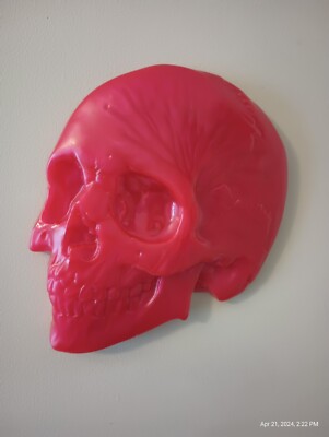 Resin Red Human Skull Head Steampunk Hanging Wall Decor | eBay