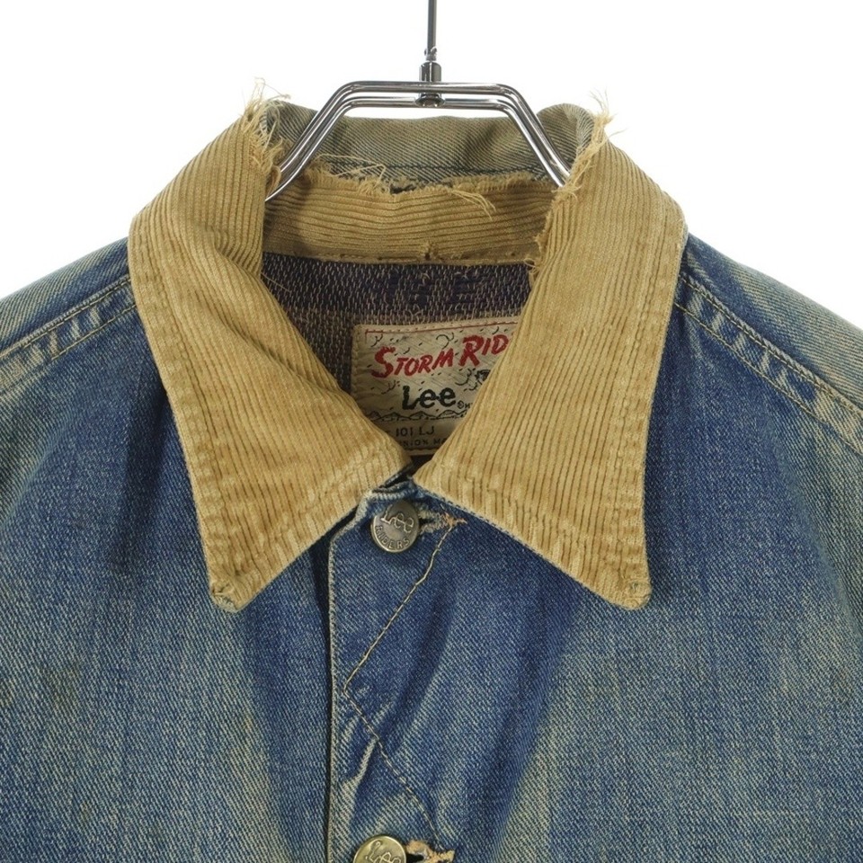 LEE 70s STORM RIDER Stormrider Borderliner Denim Jacket Indigo 101-LJ ...