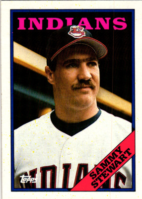 1988 Topps Sammy Stewart Cleveland Indians #701 | eBay UK