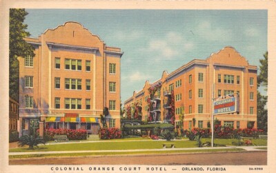 Colonial Orange Court Hotel Orlando Florida linen | eBay