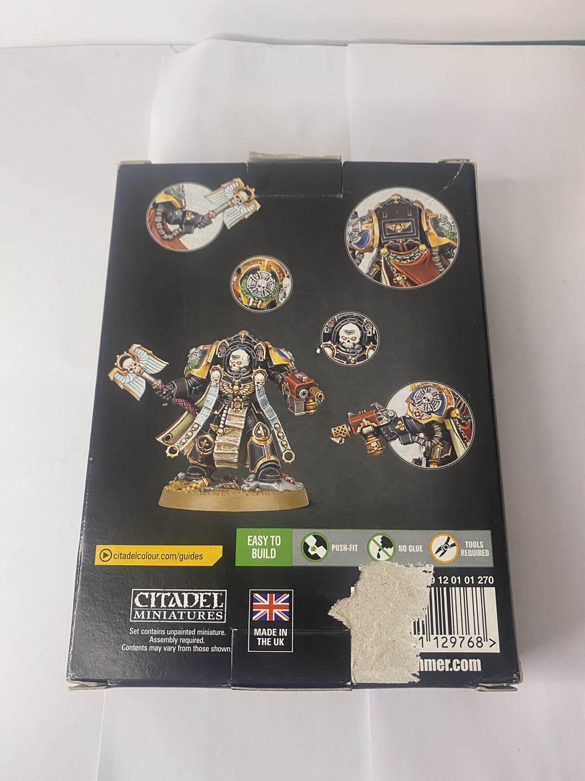 Games Workshop Warhammer 40k - Space Marine Chapelain Terminator ...