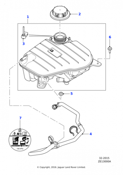 Jaguar Coolant Level Sensor C2Z6566-R | China