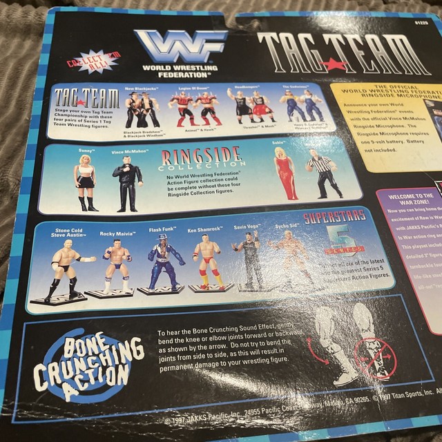 1997 WWF WWE Jakks Headbangers Mosh Thrasher Tag Team Ser 1 Wrestling ...