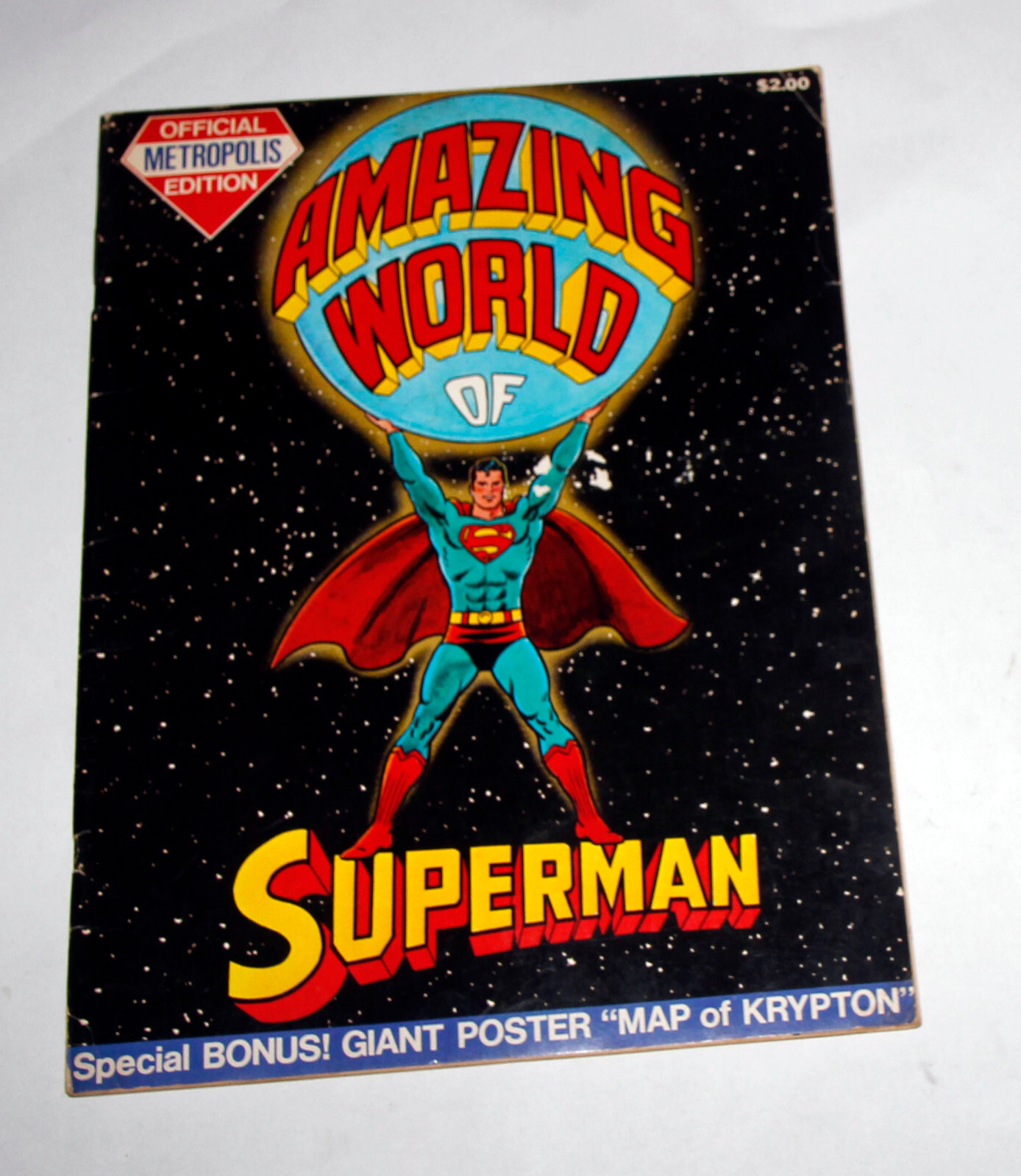 AMAZING WORLD OF SUPERMAN GIANT SIZE MAP OF KRYPTON | eBay