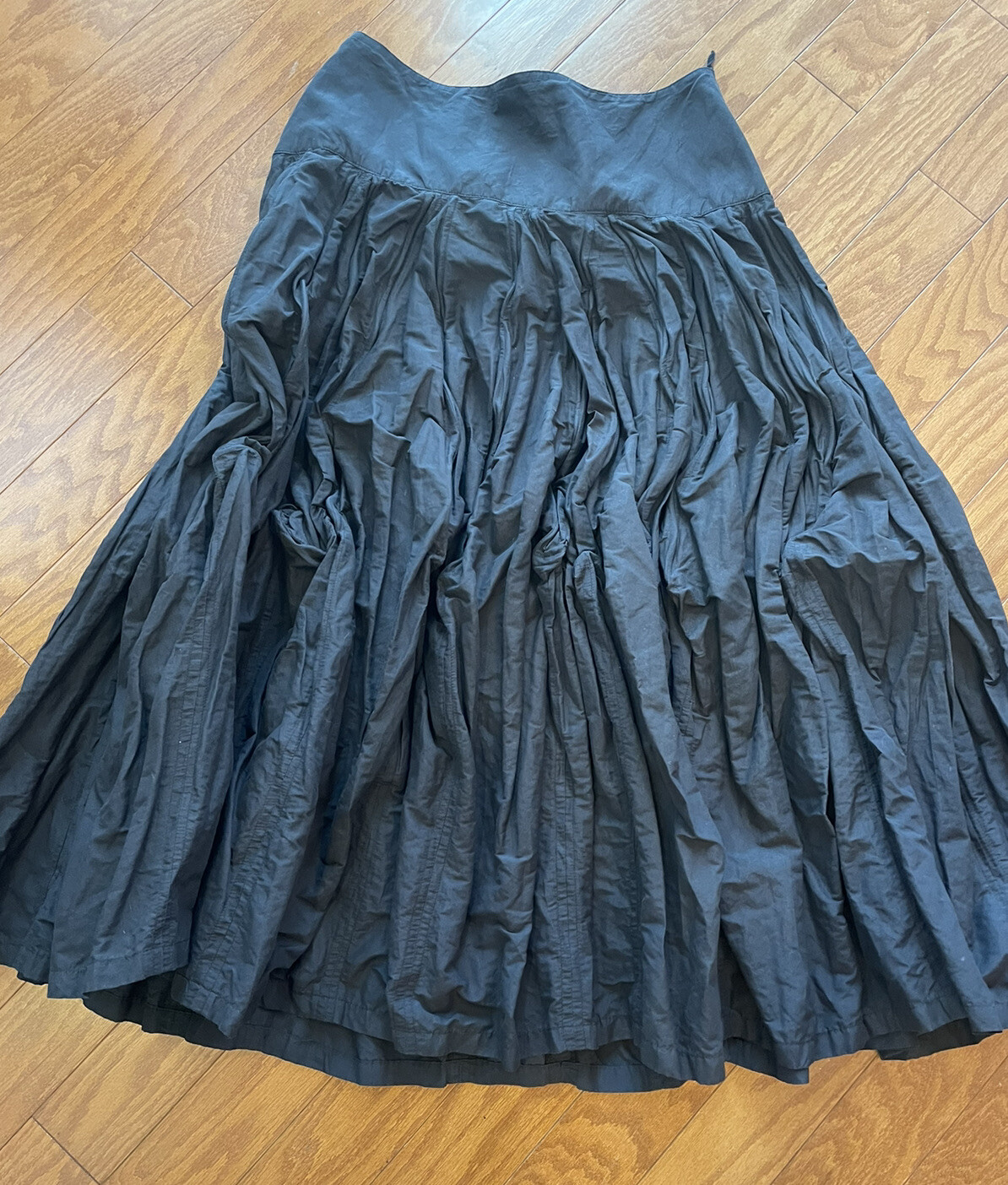 133. Ivan Grundahl Wire Frame Skirt Black Modernist S… - Gem