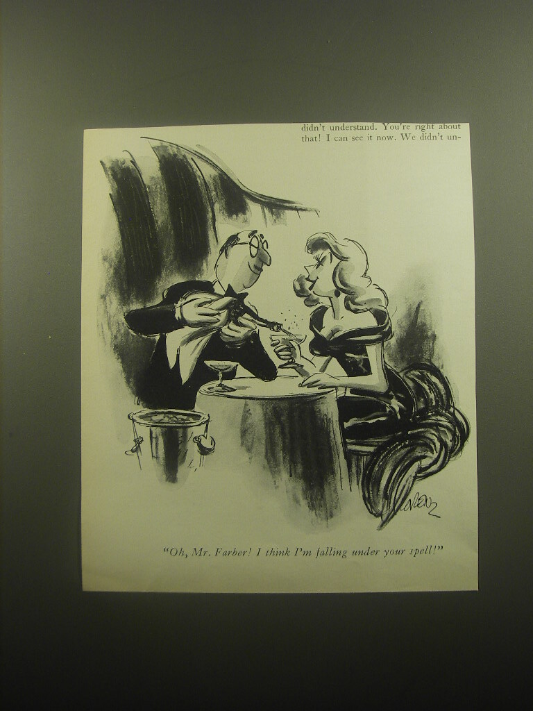 1959 Cartoon by Lee Lorenz - Mr. Farber! I think I'm falling under your ...