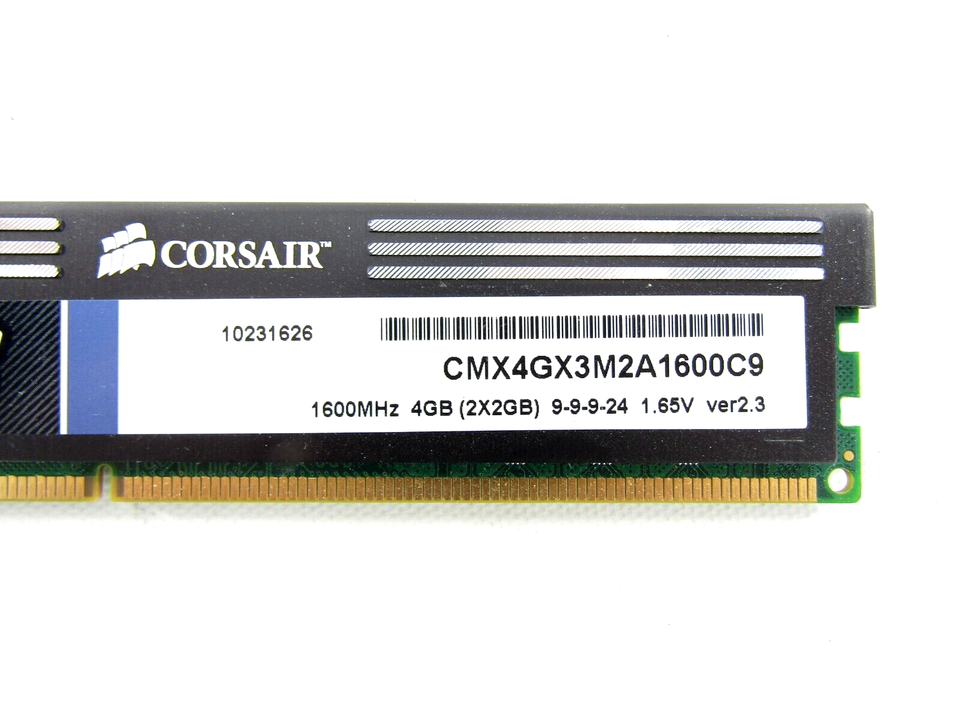 Cosair XMS3 CMX4GX3M2A1600C9 4 GB (2X2GB) DDR3 1600MHz | eBay