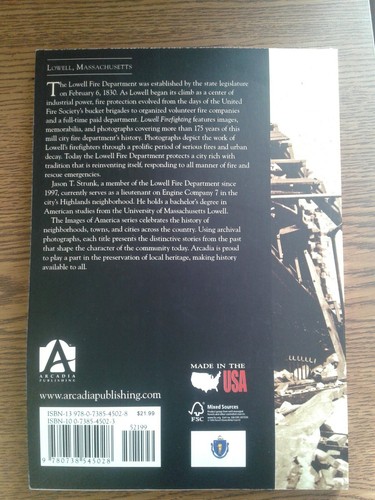 Lowell Firefighting, Images of America, by Jason T, Strunk | eBay
