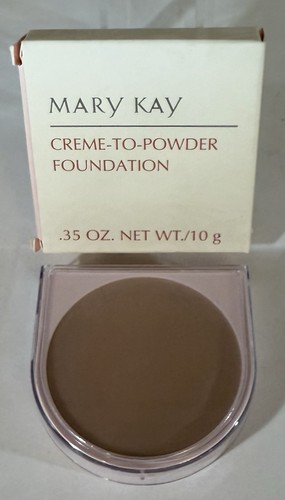 MARY KAY CREME TO POWDER FOUNDATION IVORY 0.5 D-SHAPE 5483 BRAND NEW ...