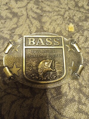 Bass Anglers Sportsman Society Belt Buckle | eBay