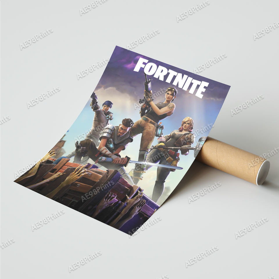 Fortnite Video Game Poster Art Print Wall Home Room Decor Playstation ...