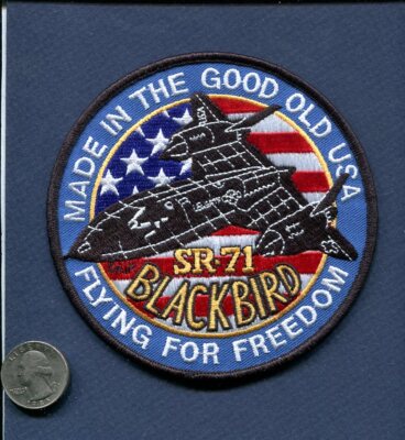 SR-71 BLACKBIRD USAF Lockheed SKUNK WORKS RECON HABU TRS FFF Squadron ...