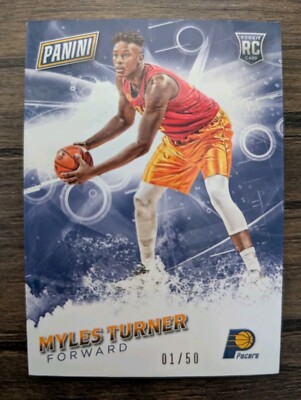 MYLES TURNER 2016 Panini Fathers Day 01/50 RC Rookie Card PWE | eBay