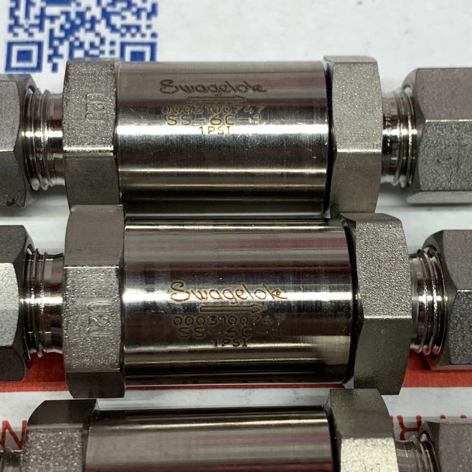 New Swagelok SS-6C-1 , check valve 1 psi cracking ,3/8 | eBay