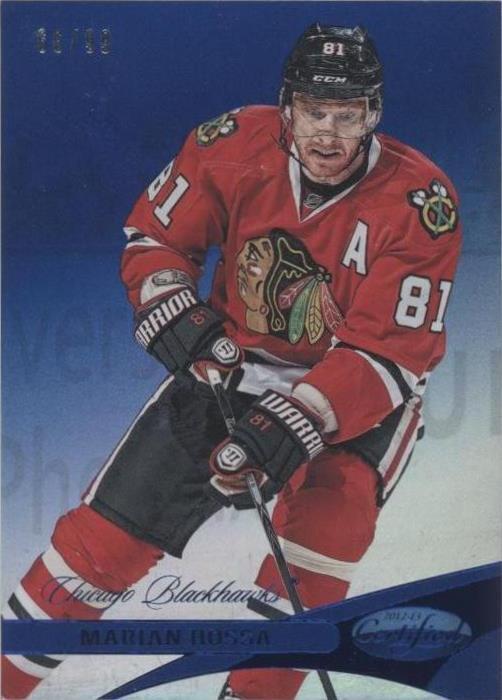 2012-13 Panini Certified - Marian Hossa #81 Mirror Blue /99 for sale ...