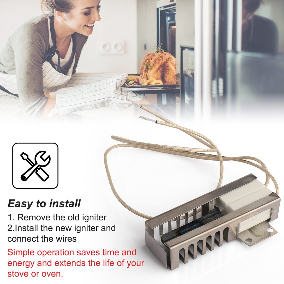 WB13K21 Oven Igniter Replace WB13K13 WB13K14 EBZ37171602 Range Igniter ...