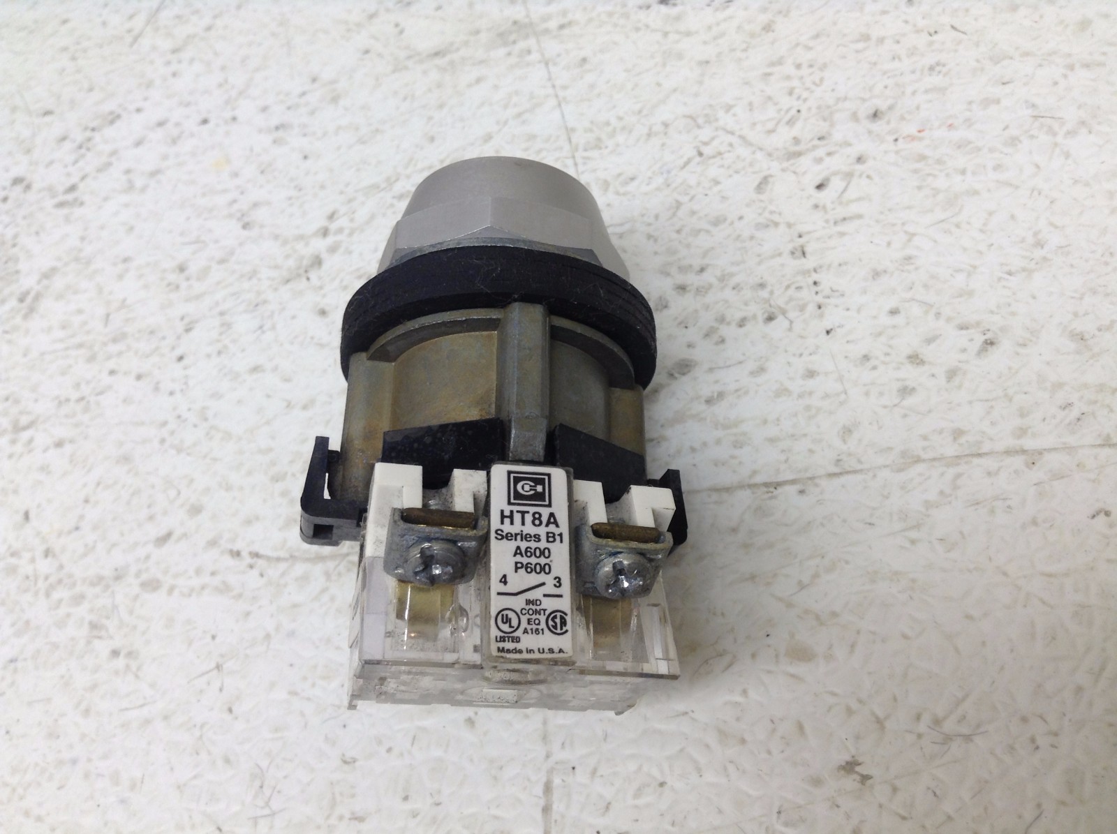 Cutler Hammer Eaton HT8A Black Push Button A600 P600 | eBay