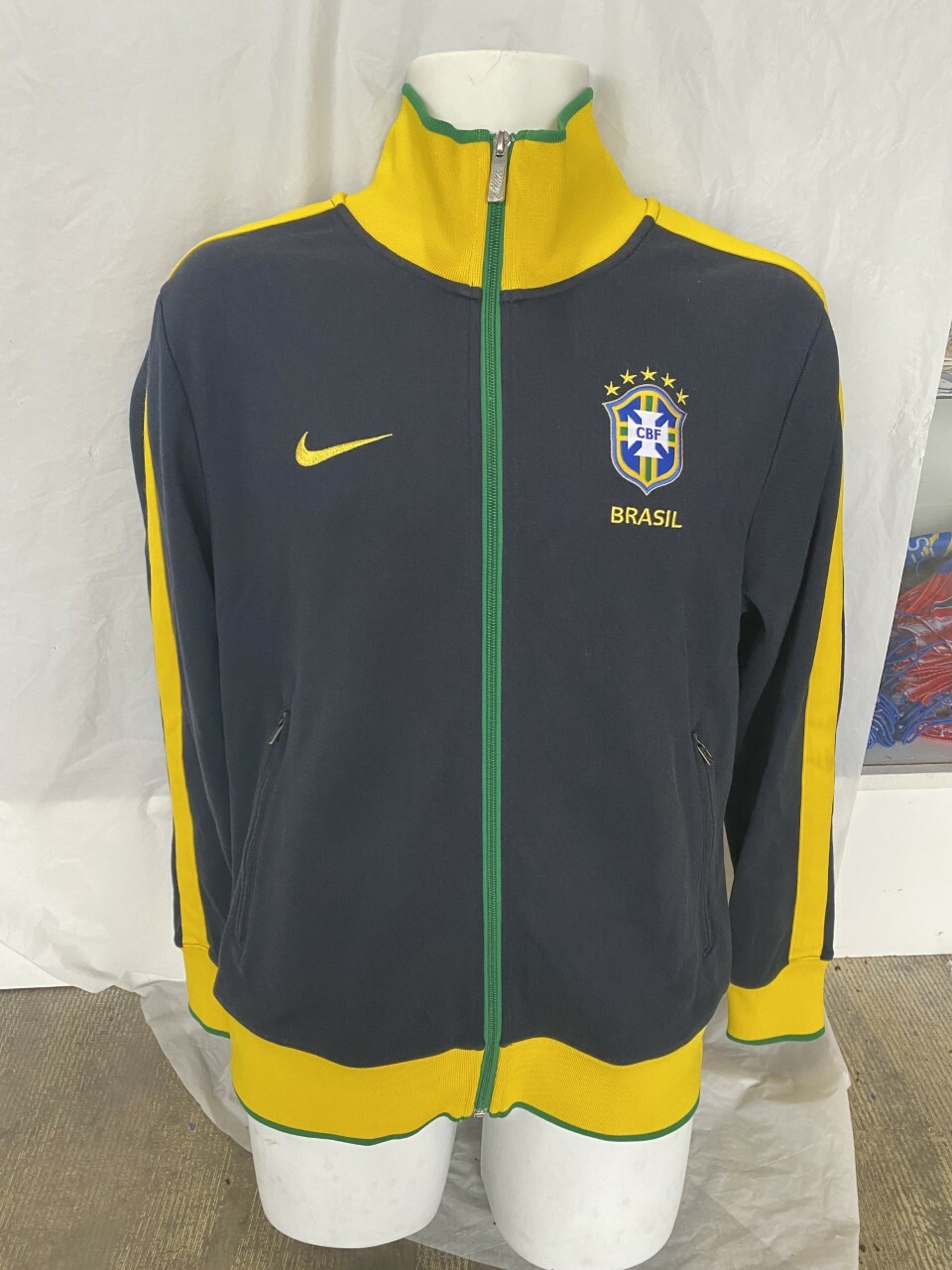 Brazil jacket nike 100% authentic 2014-2015 size medium | eBay