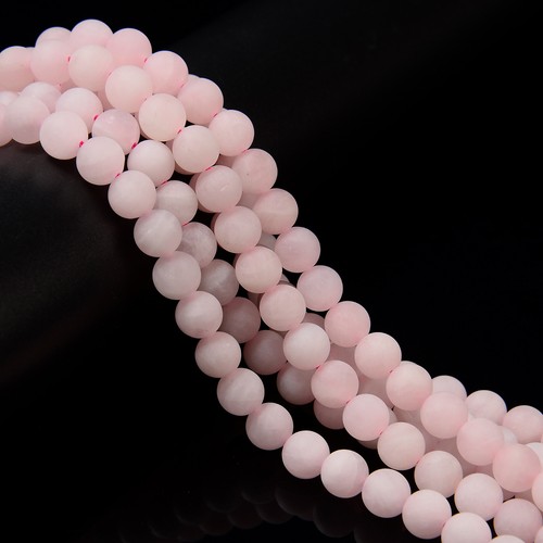 Rose Quartz Matte Round Beads 4mm 6mm 8mm 10mm 12mm 15.5" Strand | eBay