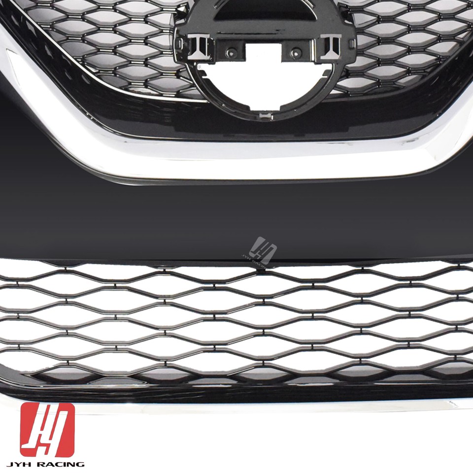 For 2016-2018 Nissan Maxima Front Upper Grille Chrome 62310-4RA0A w ...
