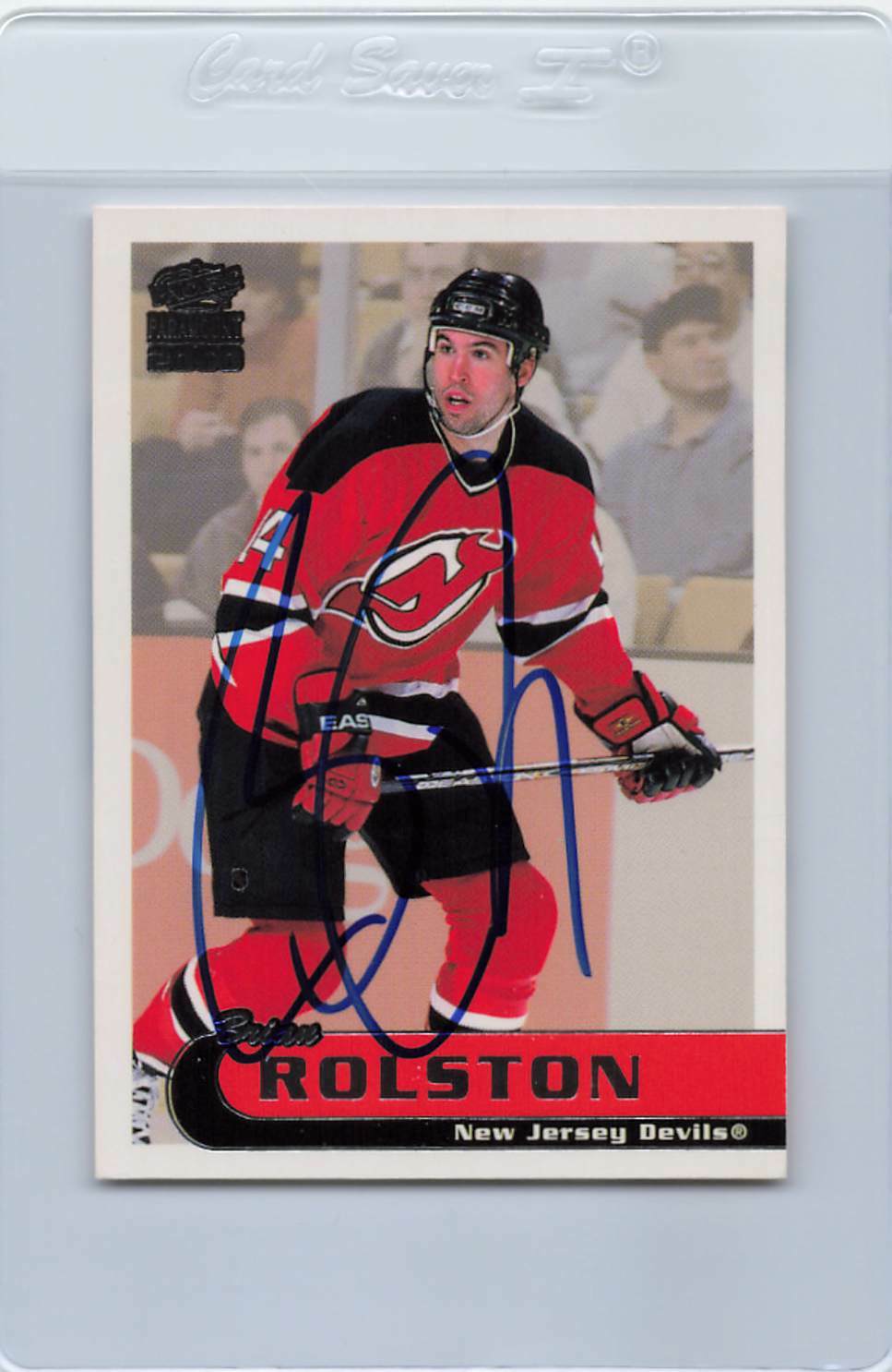 1999/00 Pacific Paramount #138 Brian Rolston Devils Signed Auto *G880 ...