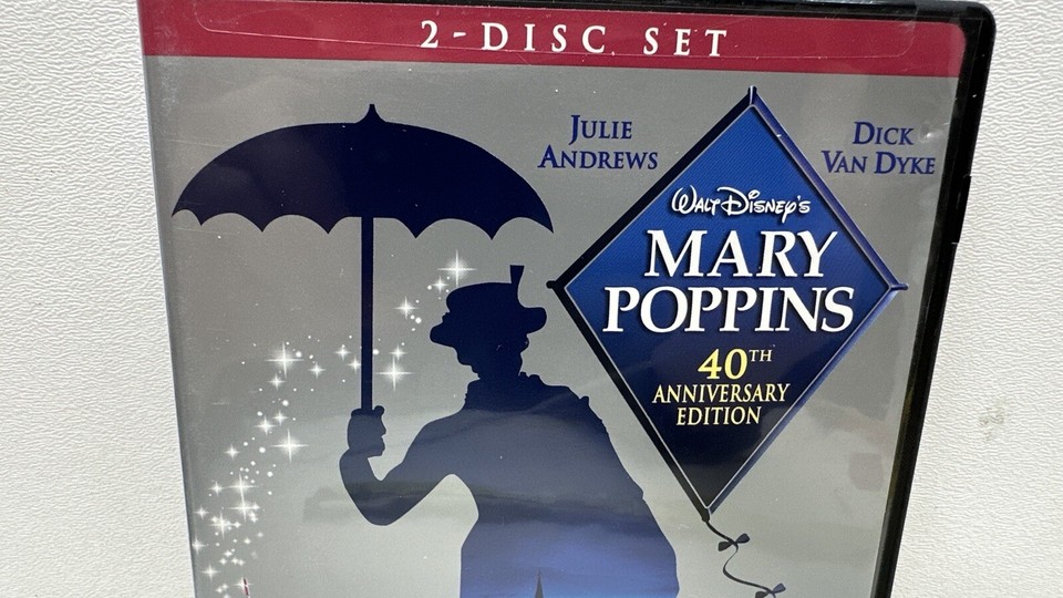 Walt Disney Mary Poppins DVD 40th Anniversary Edition 2 Disc Set ...