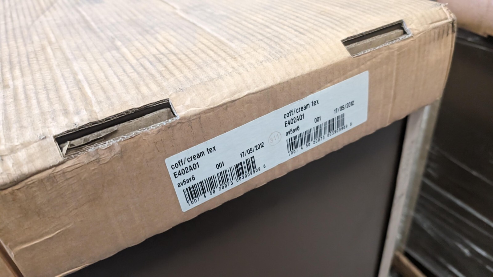 Bisley Regular Door Cupboard Lockable 1 Shelf Coffee & Cream 1000mm ...