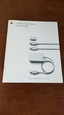 Vintage Mac LocalTalk Cable System Owner's Manual | eBay