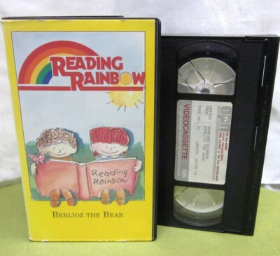 READING RAINBOW Berlioz Bear VHS Harlem Choir musical instruments Jan ...
