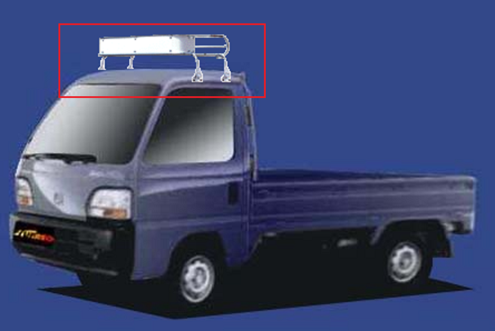 HONDA ACTY TRUCK HA3 HA4 HA5 CAR ROOF TOP CARGO LUGGAGE CARRIER RACK ...