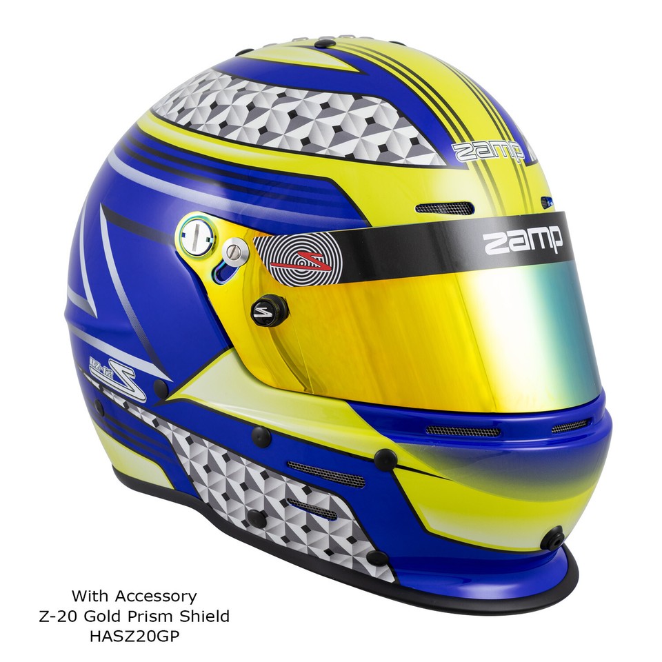 Zamp Helmet RZ62 Hans Hybrid Compatible Holes Snell 2020 Approved ORCi ...