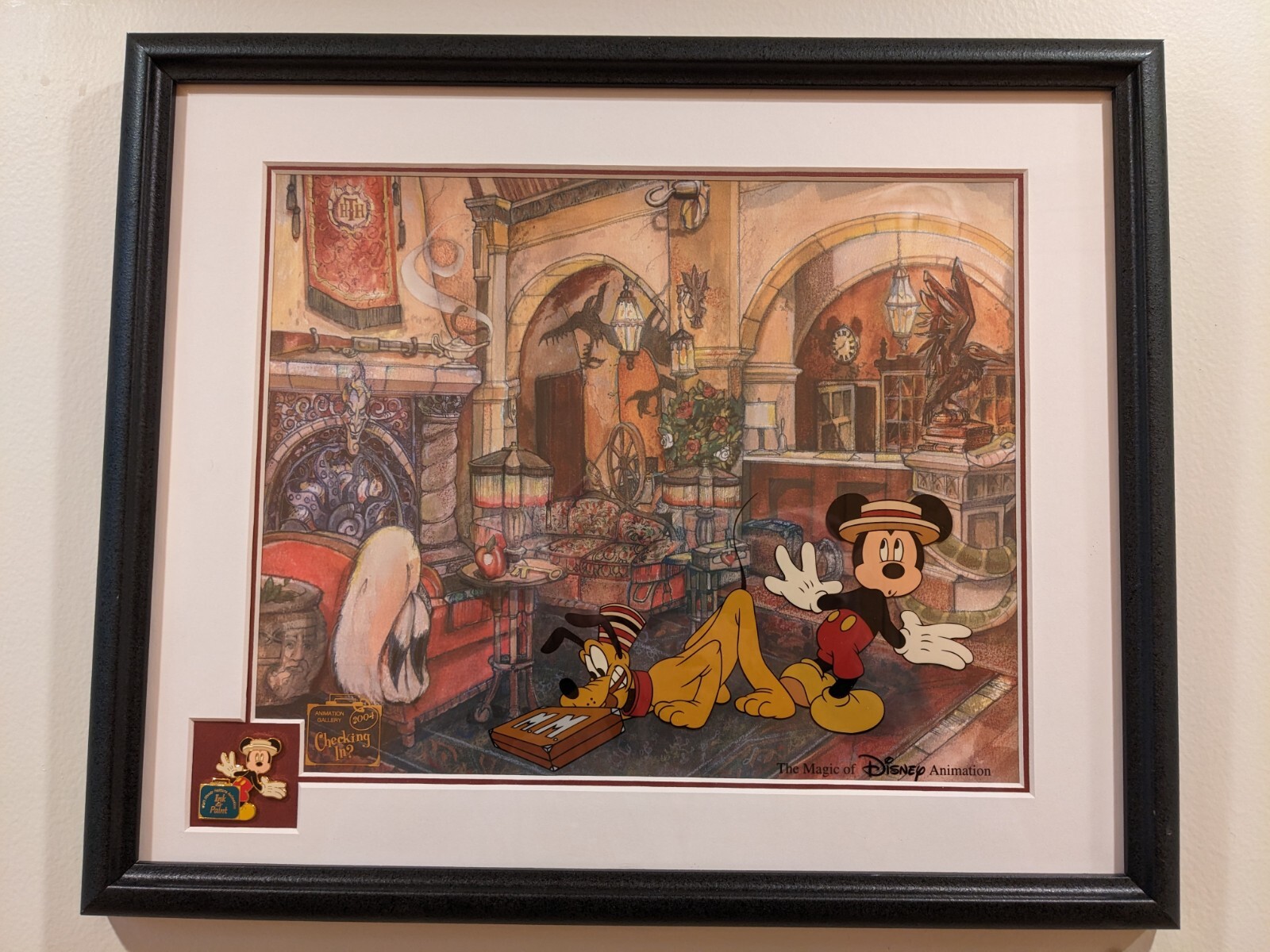 "Checking In?" The Magic of Disney Animation 2004 Sericel with pin ...