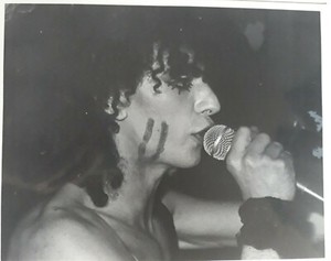 Olli Wisdom Specimen The Band live photo Goth Batcave circa 1985 b+w ...