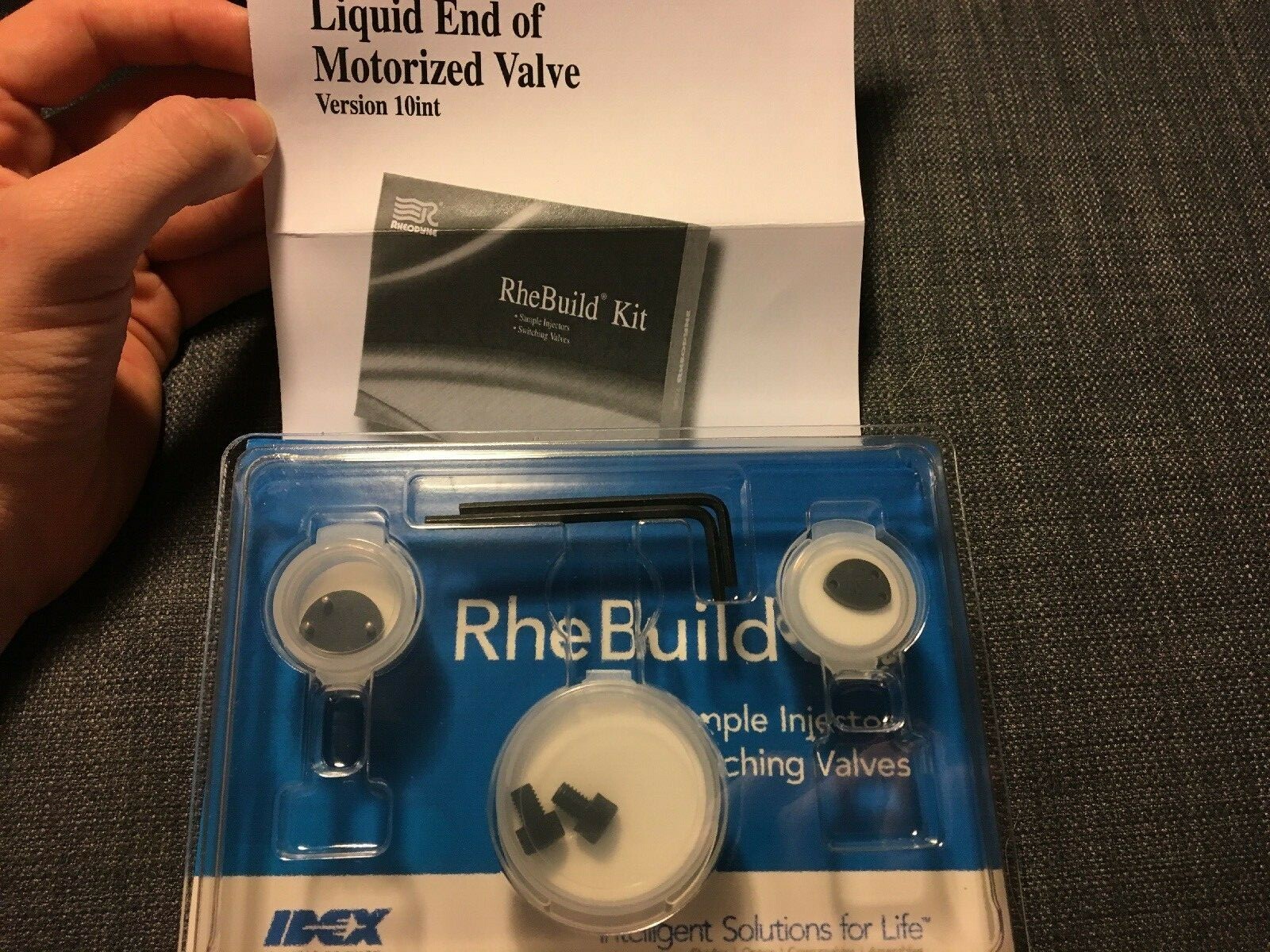 IDEX RheBuild Kit, PM, .4uL INT Loop Valve | 7900-996 (075040) | eBay