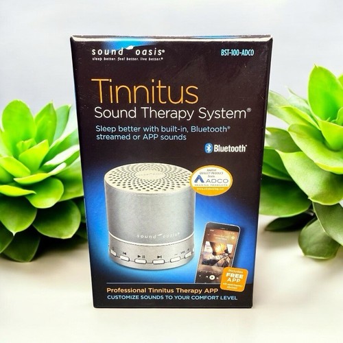 Sound Oasis Tinnitus Therapy BST-100-ADCO Bluetooth 30 Sounds Sealed ...