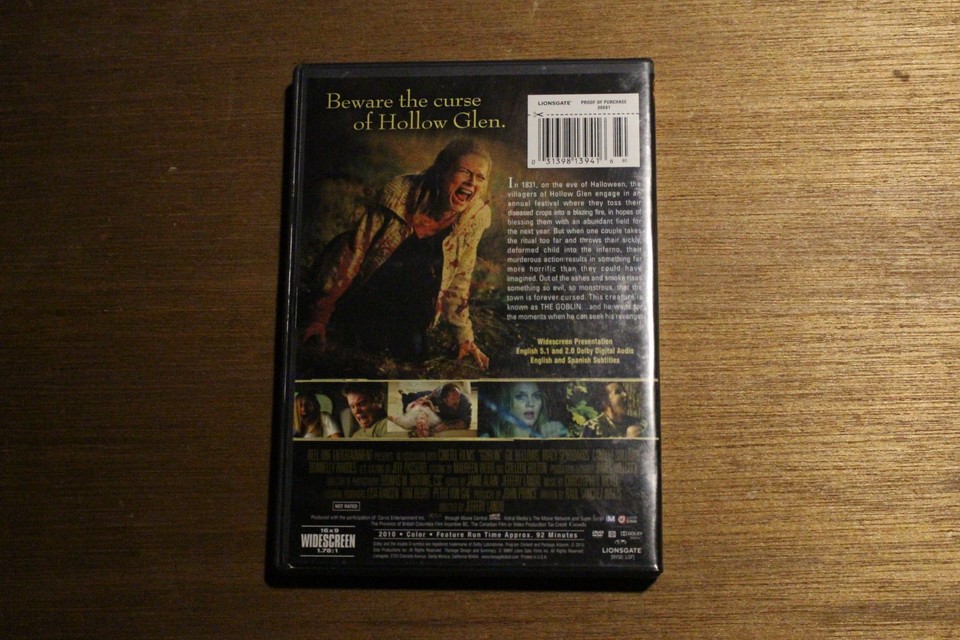 Goblin, 2010, DVD, horror _b57 | eBay