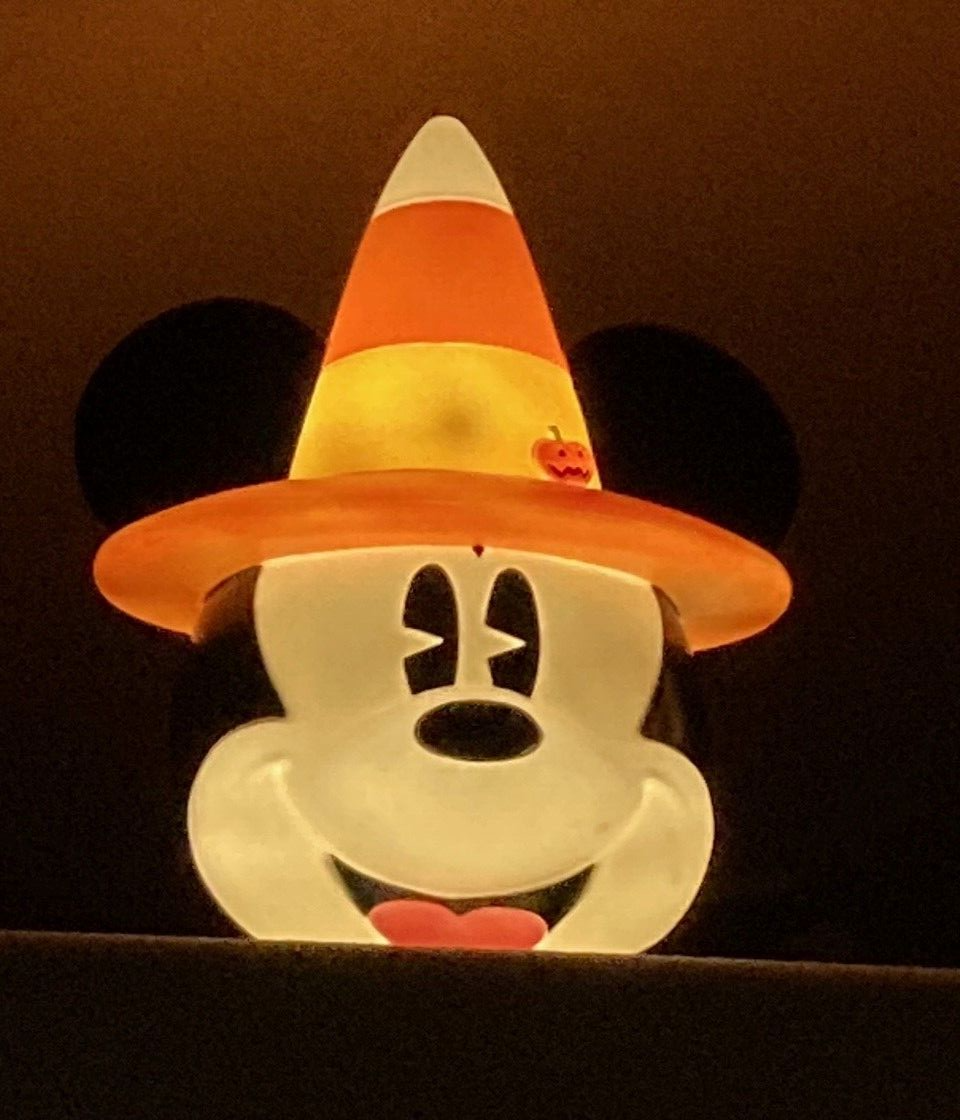 2023 Disney Halloween 🎃 Mickey Mouse Candy Corn Hat Blow Mold ’ New | eBay