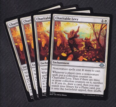 x4 Charitable Levy U MTG Modern Horizons 3 M/NM | eBay