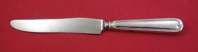 Fiddle Thread by Frank Smith Sterling Silver Dinner Knife French Wide 9 ...