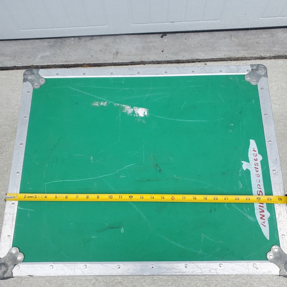 Large Anvil Speedster Wheeled Rolling Flight / Road Case 27"x21"x23" DJ ...