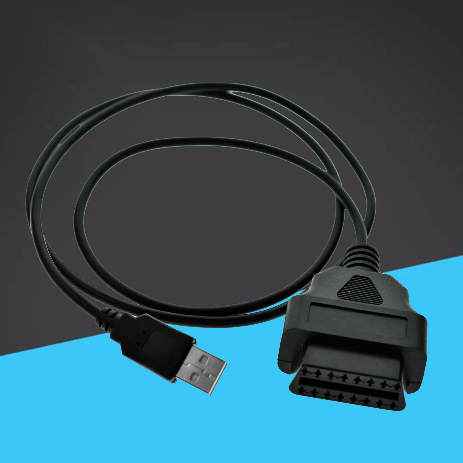 NEW 1PC 16Pin OBD2 To USB Port Charger Adapter Cable Connector ...