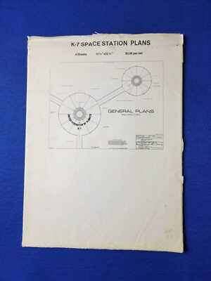 K-7 Space Station Plans (4) Sheets - Star Trek The Roleplaying Game | eBay
