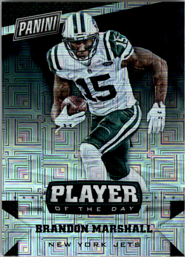 2016 Panini Player of the Day Escher Squares #13 Brandon Marshall - NM ...