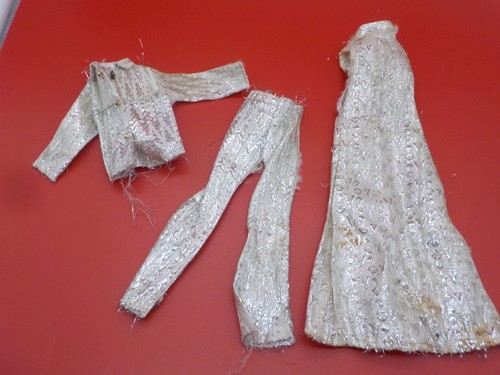 Vintage Shillman / Peggy Ann Clone Barbie Silver DRESS Silver TOP PANTS ...