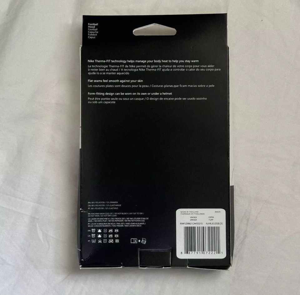 Nike Pro Therma-Fit Hyperwarm Hood Ski Mask Black Pooh Shiesty SHIPS ...