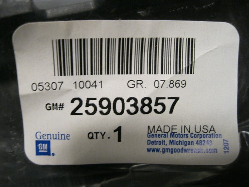Genuine GM OEM 25903857 Rear Bumper Fascia Support Assembly | eBay