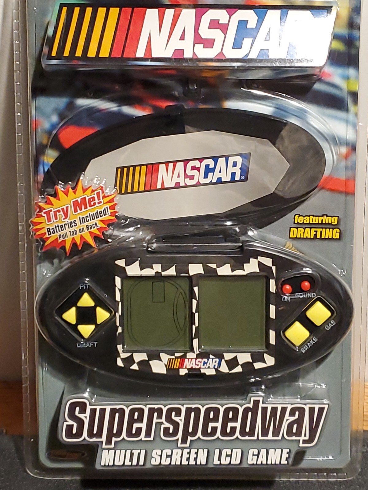 NASCAR SUPER SPEEDWAY MULTI SCREEN LCD GAME - ELECTRONIC HAND HELD ...