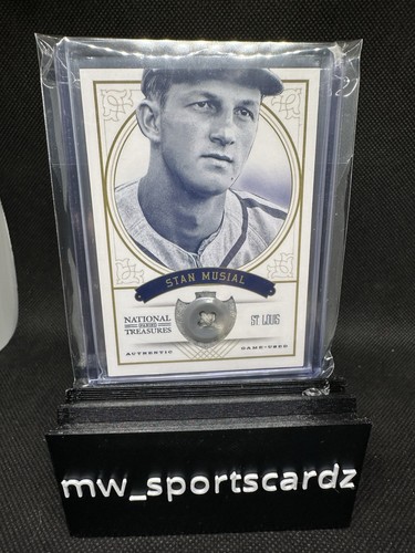 2012 National Treasures Stan Musial Game Used Button Patch 2/2 | eBay