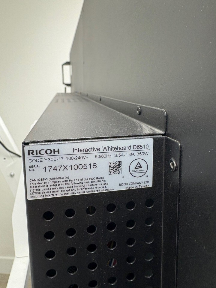Ricoh D6510 Interactive Whiteboard 65" LED Liquid Crystal Display -On ...